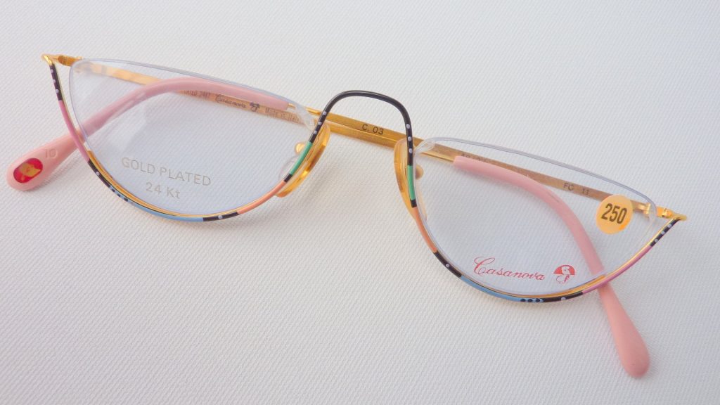 CASANOVA Halbrille Damen Lesebrille Halbrand bunt ausgefallen Vintage ...