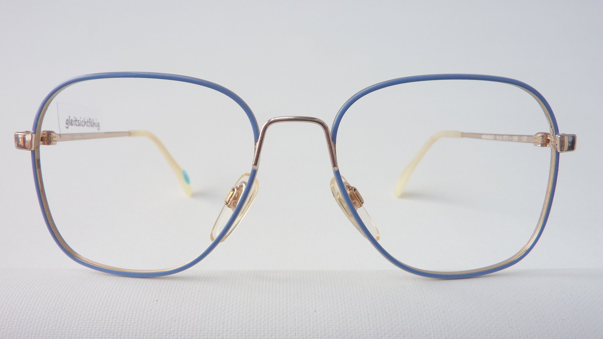 Hellblaue Brillen Damenbrille Menrad 870 Metallgestell Brillengestelle ...