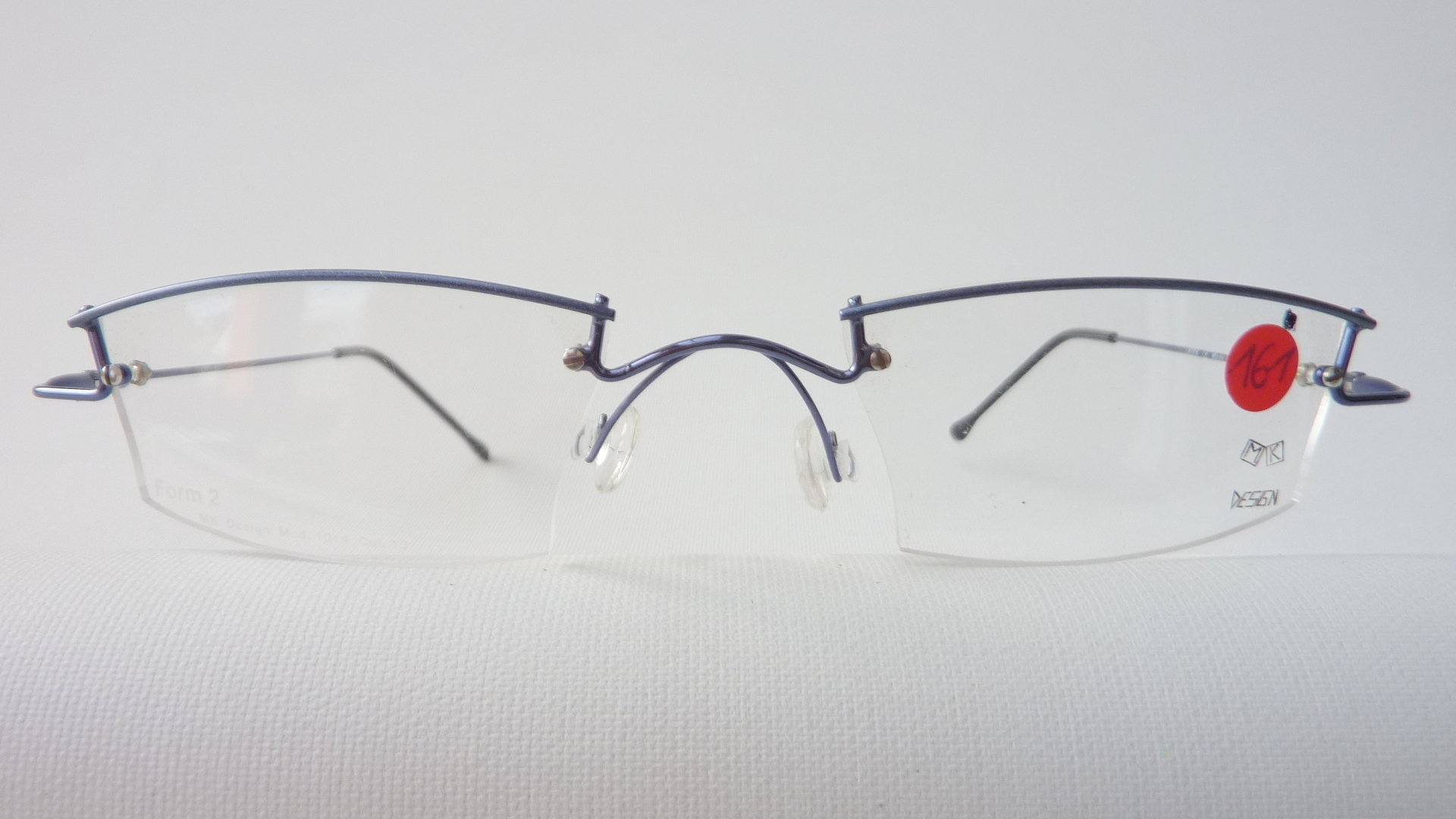 THINK 1014 schmale blaue Brille Brillengestelle mit ausgefallener ...