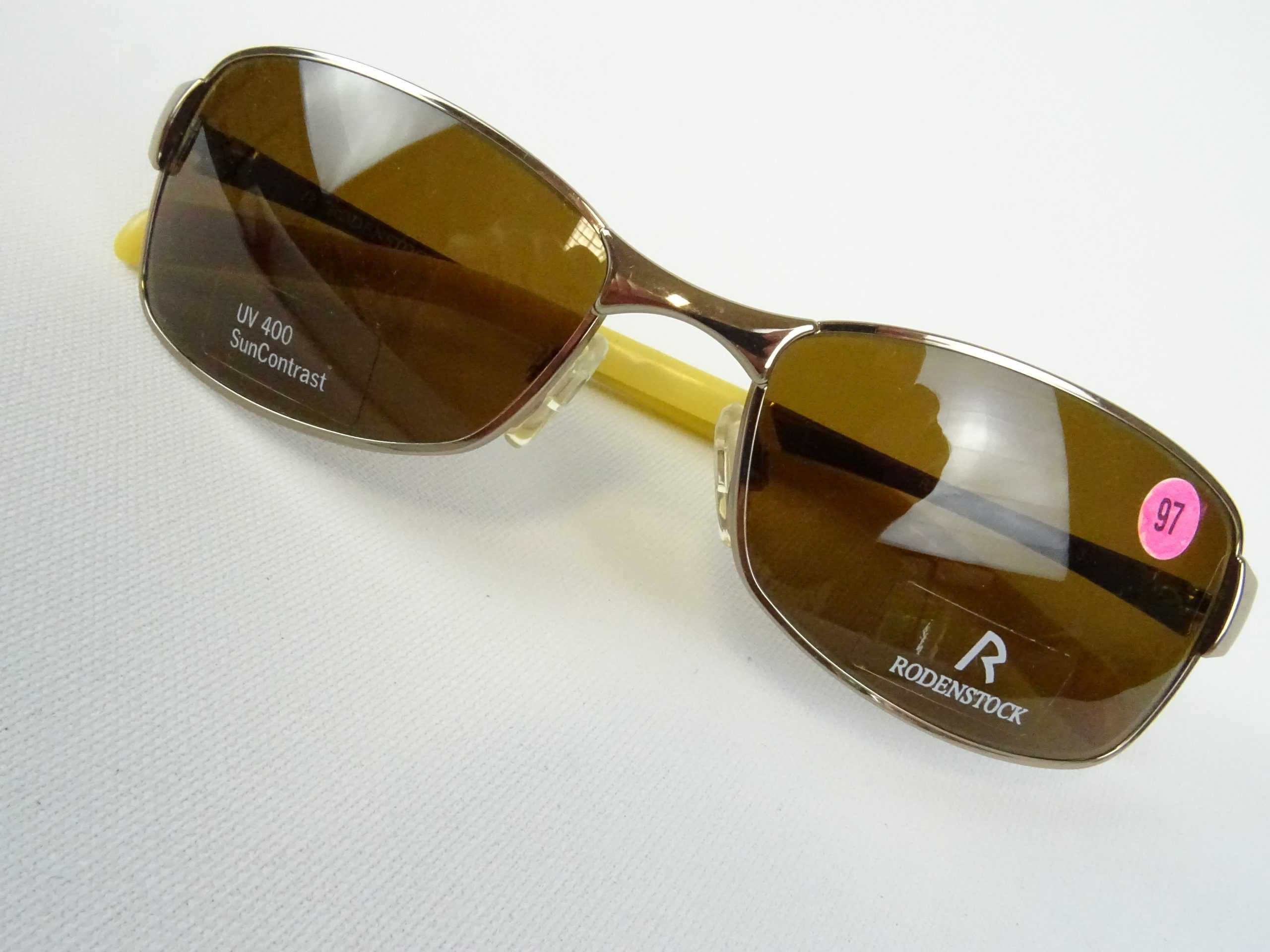 RODENSTOCK Sonnenbrille mit SUN Contrast Gläsern braun sportlich curved ...