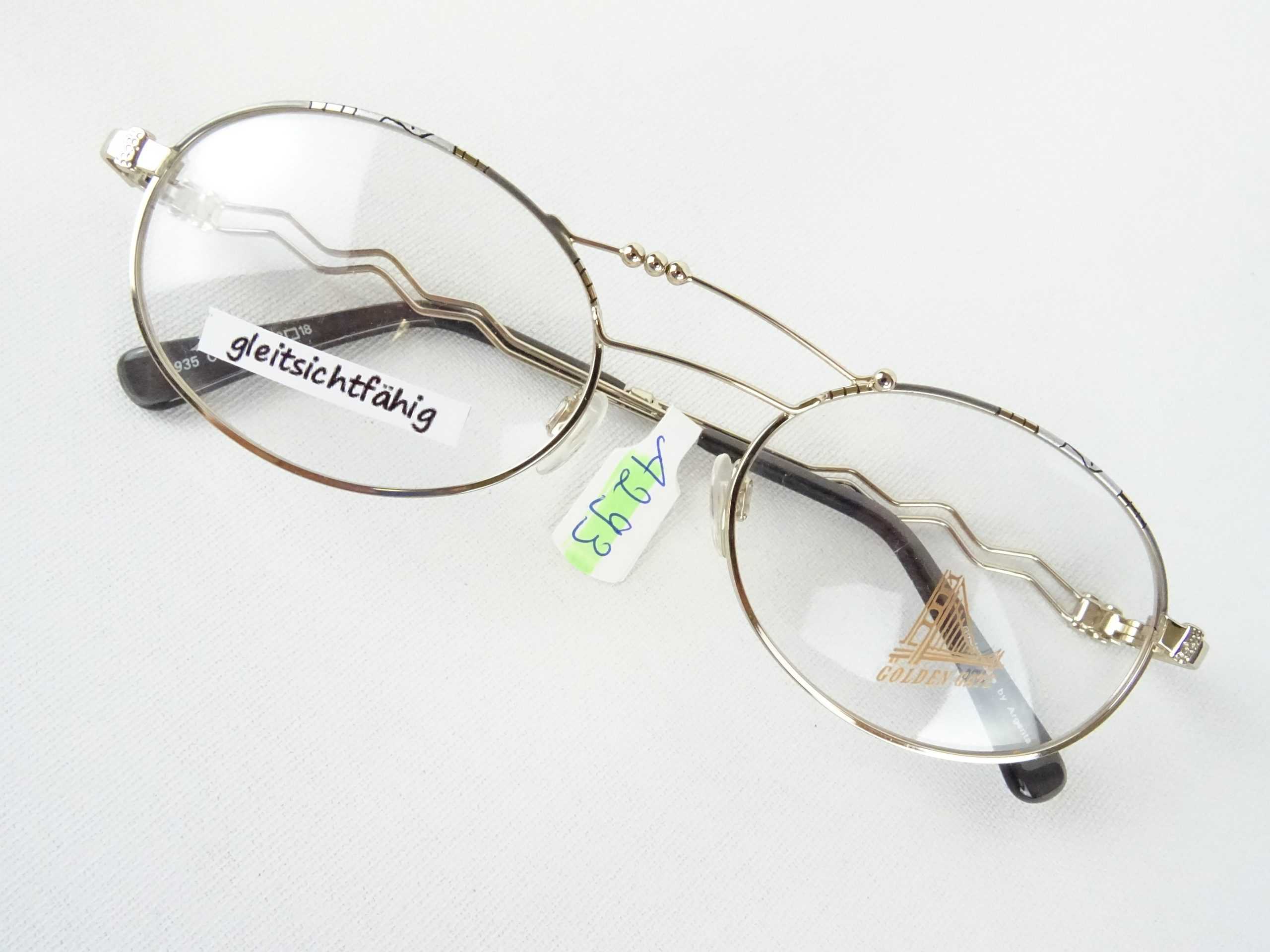 GOLDEN GATE Brille Metallgestell Damen ausgefallene Details filigran ...