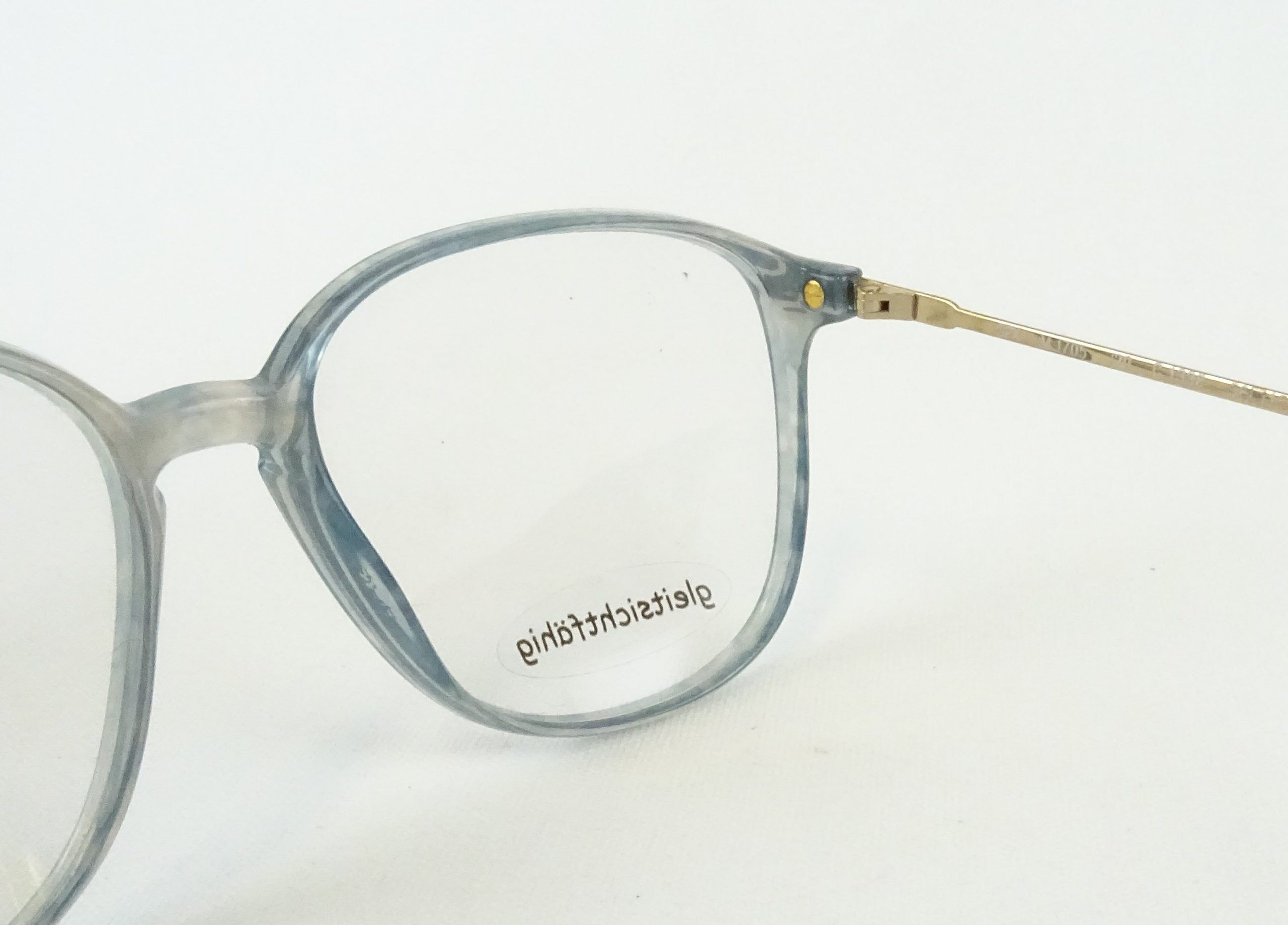 SILHOUETTE hellblaue Brille mit XXL Pantoform Brillengestelle mit ...