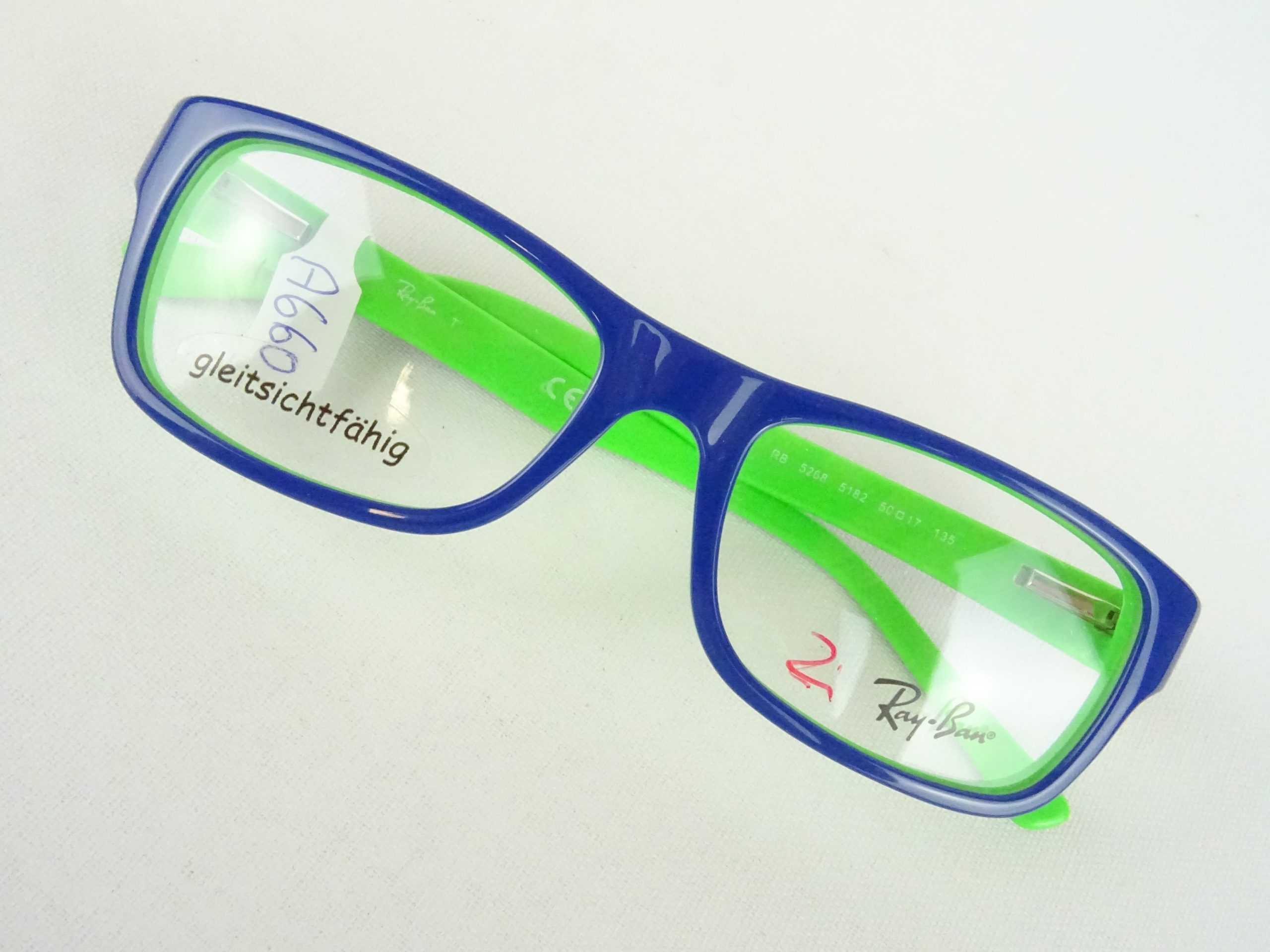 RAY BAN 5268 blau-grüne Brille kleine Brillengestelle ausgefallene ...