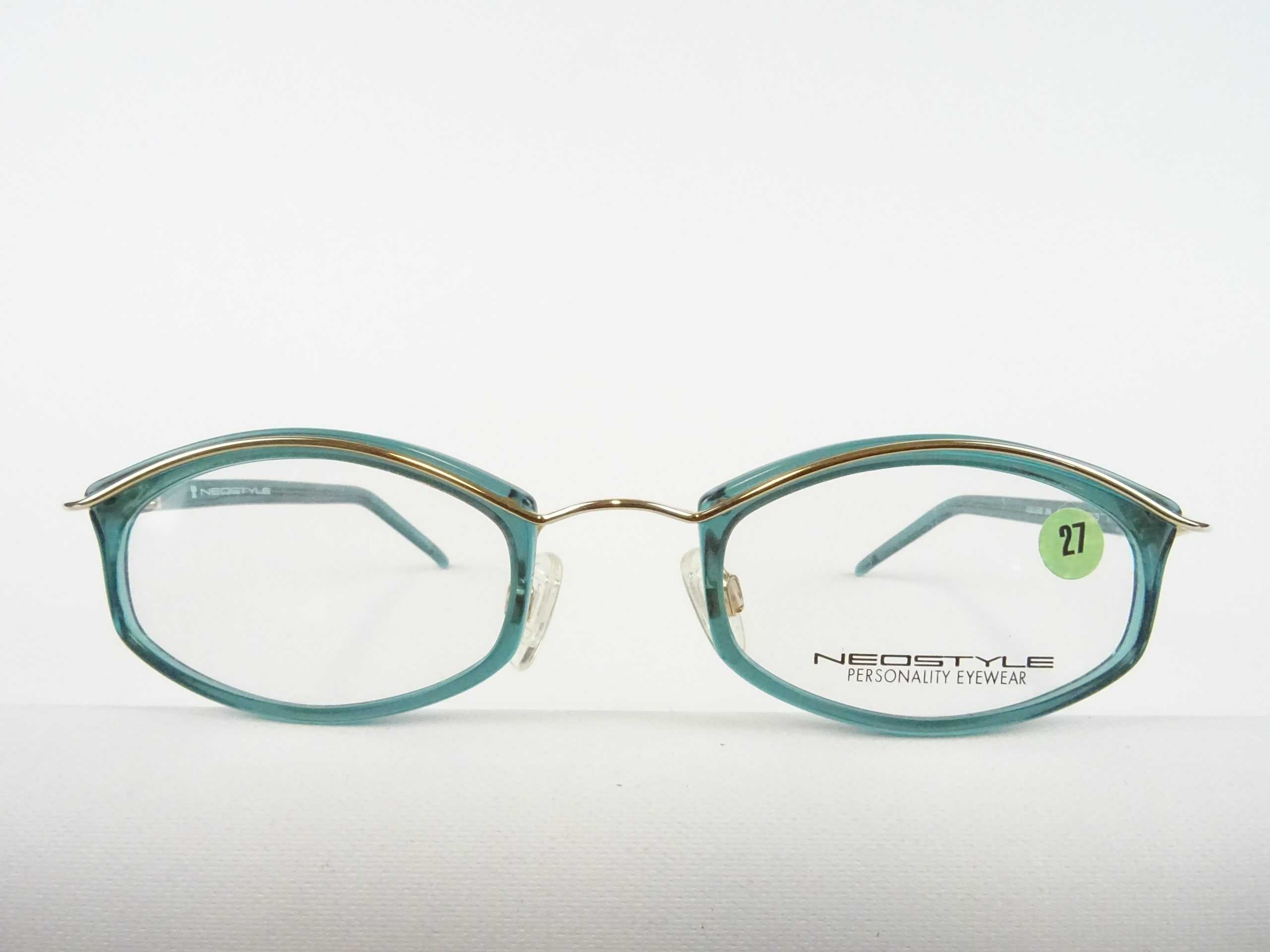 Neostyle blau grüne Brille elegante Damenfassung preiswerte ...