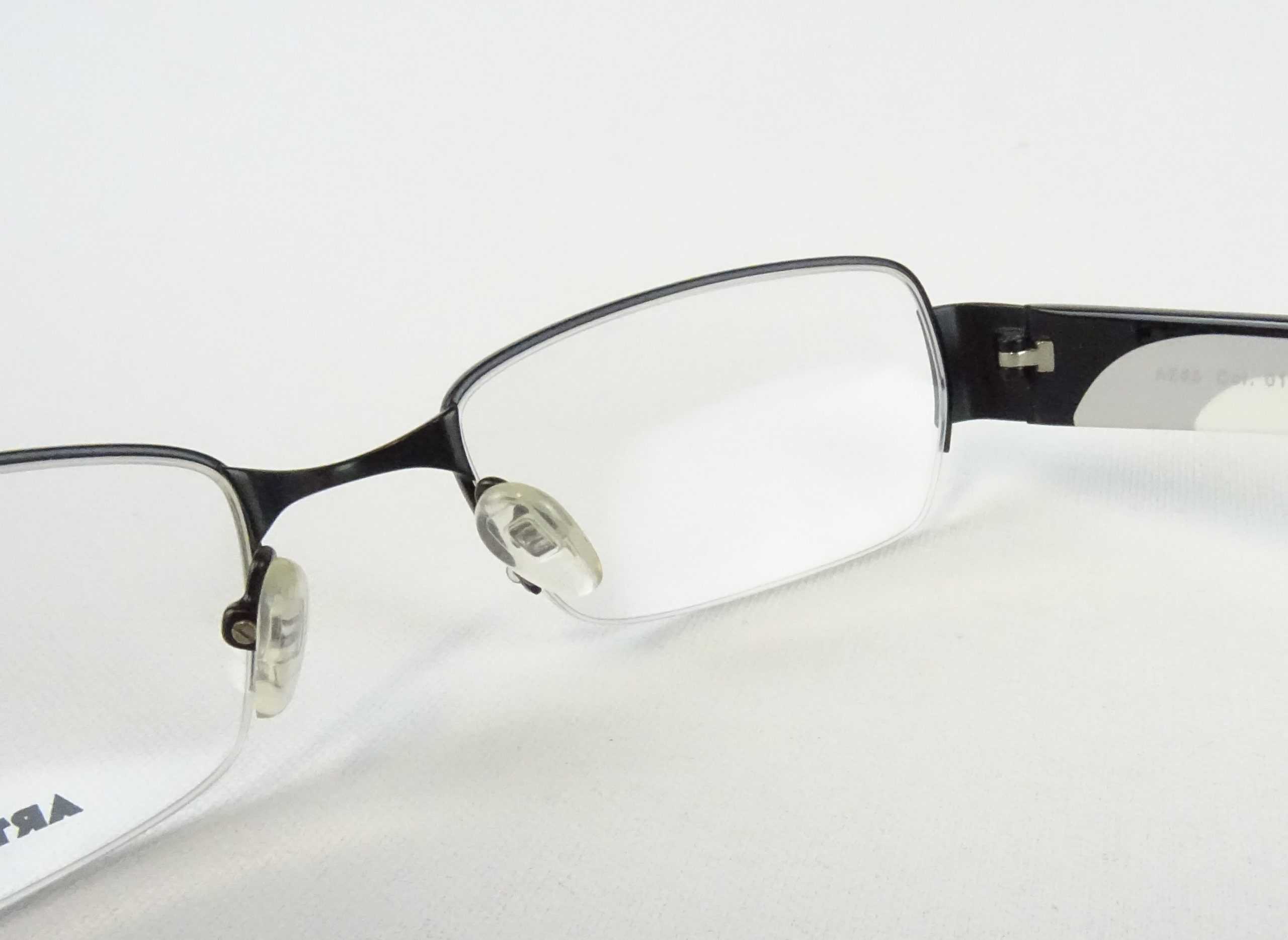 Brillengestell Brille im Materialmix mit breiten Bügeln schwarz-weiß ...