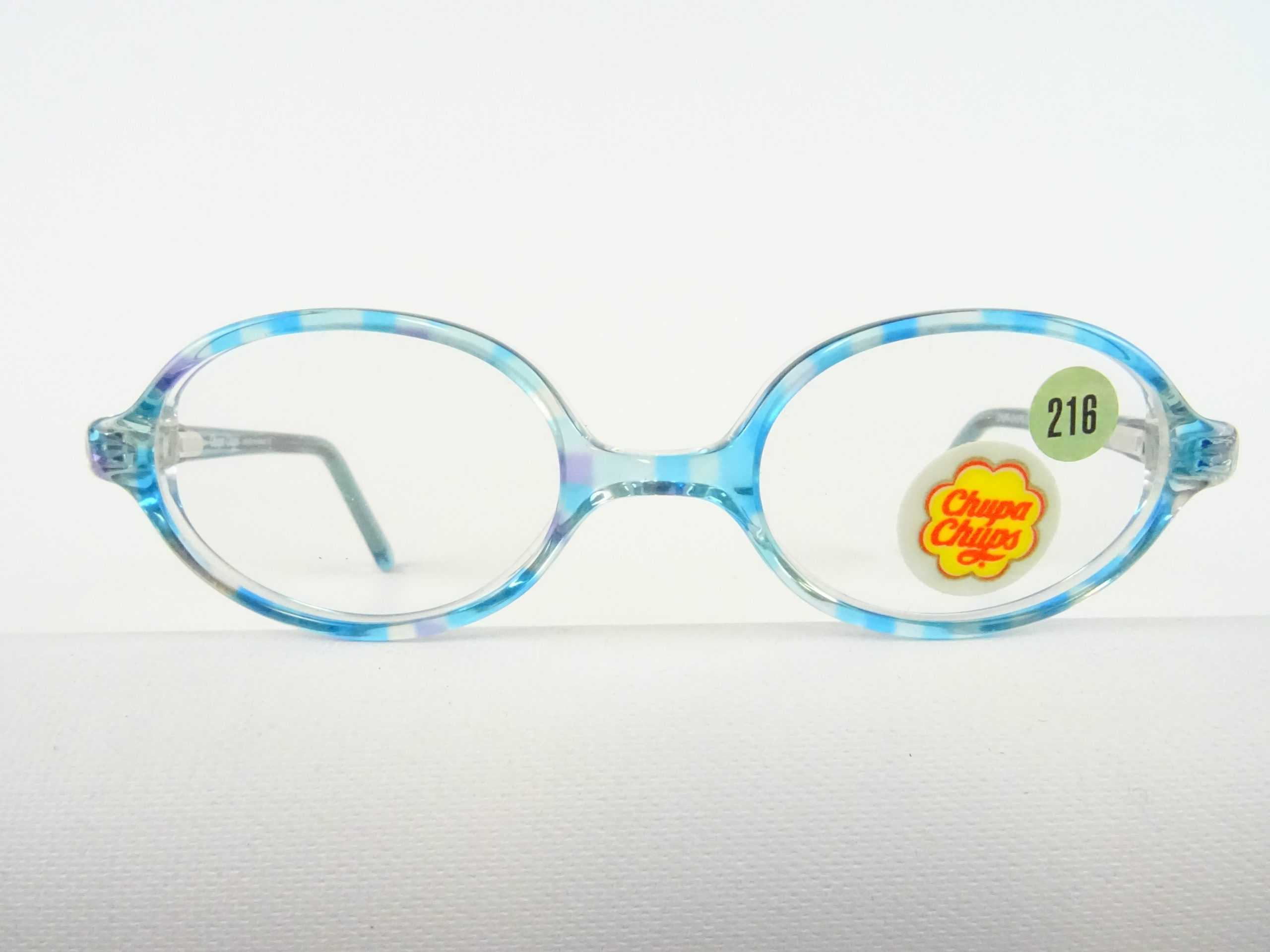 Ovale Kinderbrille Babybrille Kleinkinder Fassung blau Plastikgestell ...
