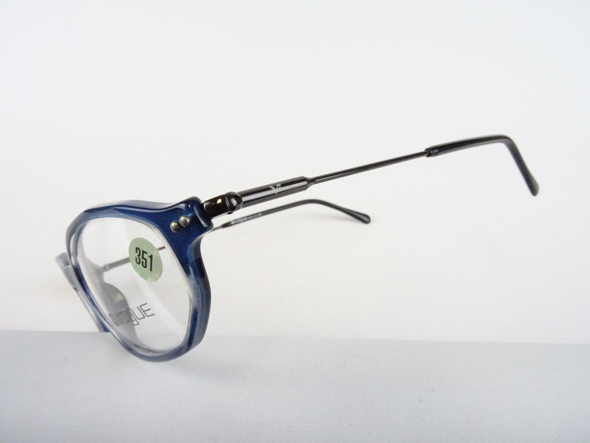 Blaue Brille Vogue 2156 Kunststoff Brillengestell Fassung mehreckig ...